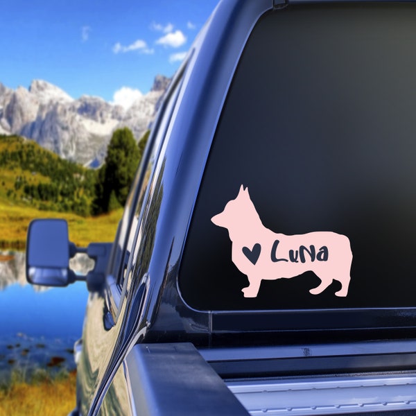 Corgi Decal - Etsy