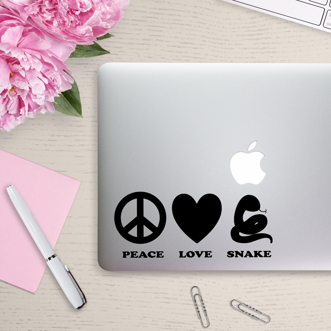 Snake Decal for Laptop, Snake Sticker Car, Snake Vinyl Decal, Snake ...