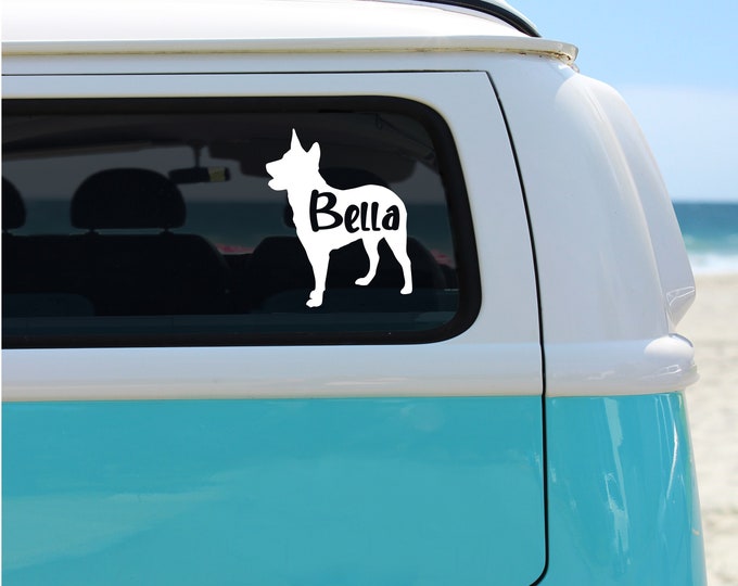 Blue Heeler Infinity Dog Decal Sticker for Car Window C1095 - Etsy