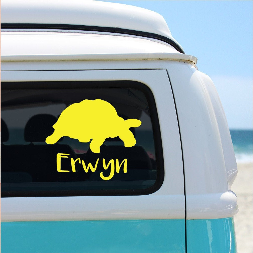 Tortoise Gift Tortoise Decal Sulcata Tortoise Gift Decal | Etsy