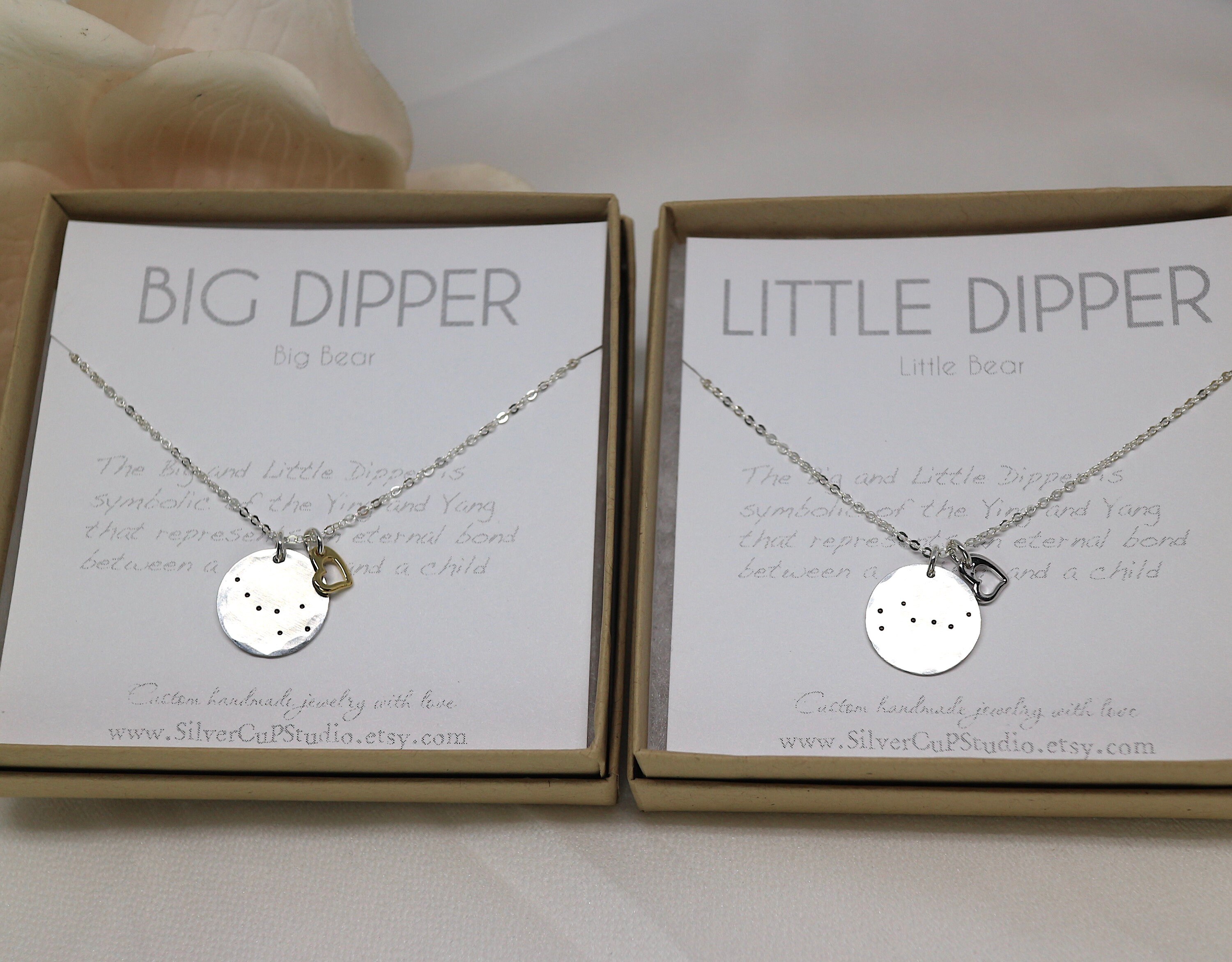 Big Dipper I Little Dipper : Constellation Necklace | Etsy