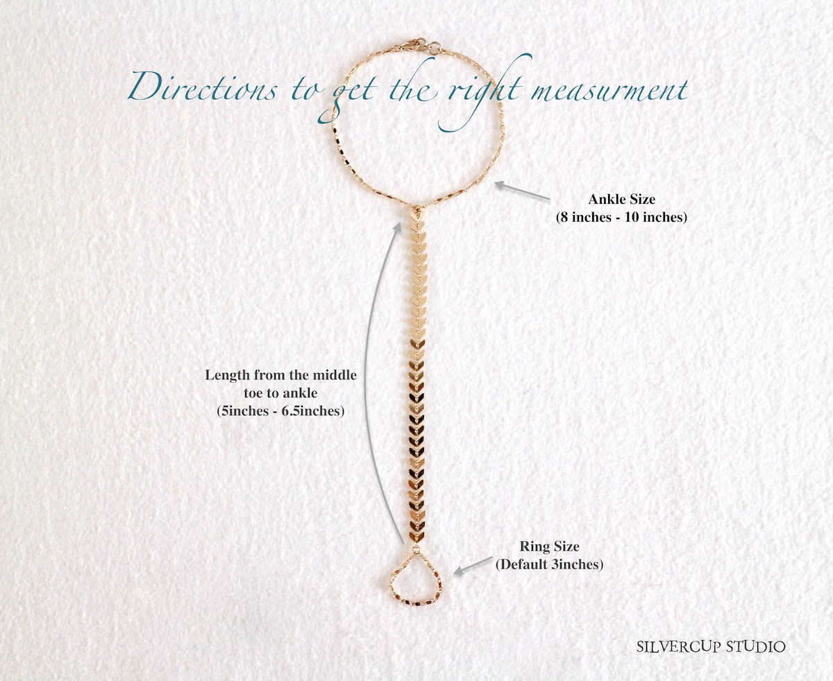 Gold Silver Arrow Toe Chain Anklet Dainty Foot Chain Boho | Etsy