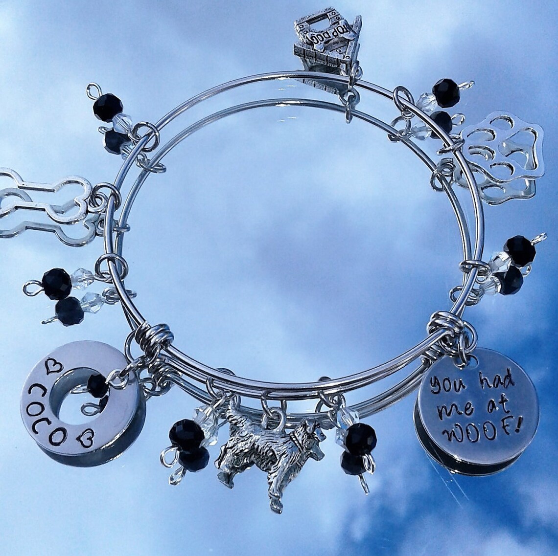 Customized Labrador Retriever Bracelet Black Lab Charm - Etsy