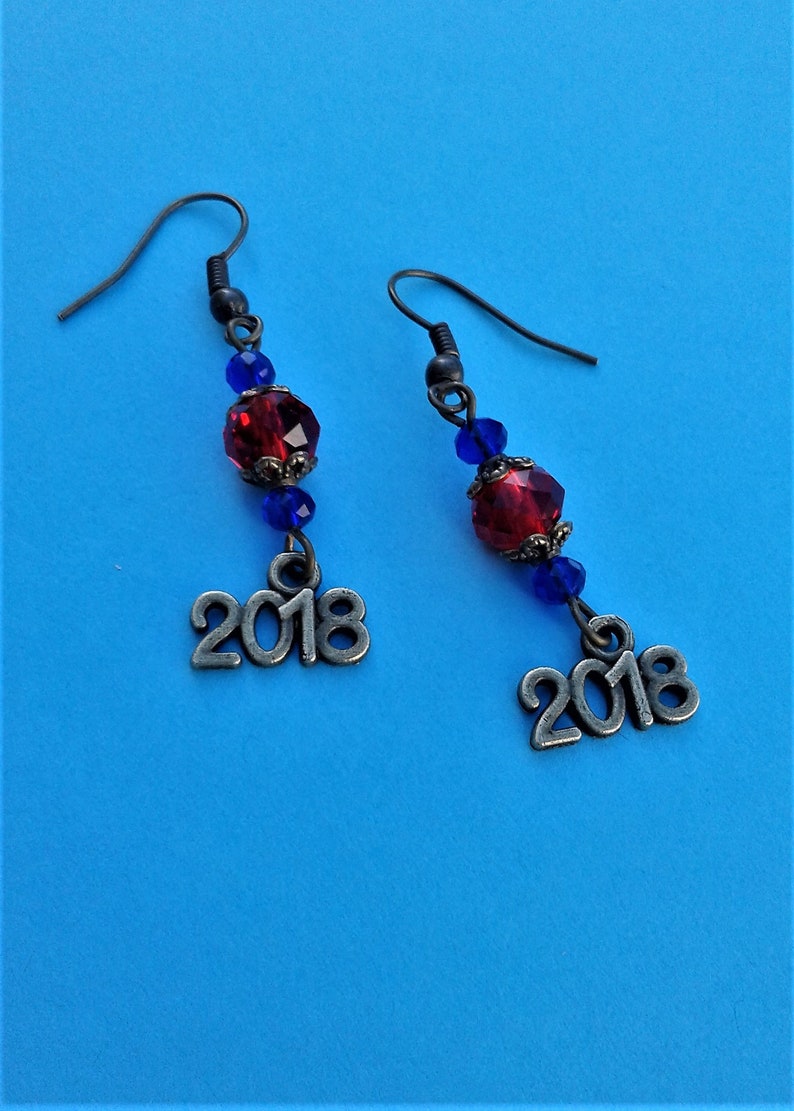 Graduation Earrings Class of 2019 Earrings Graduate Gift - Etsy