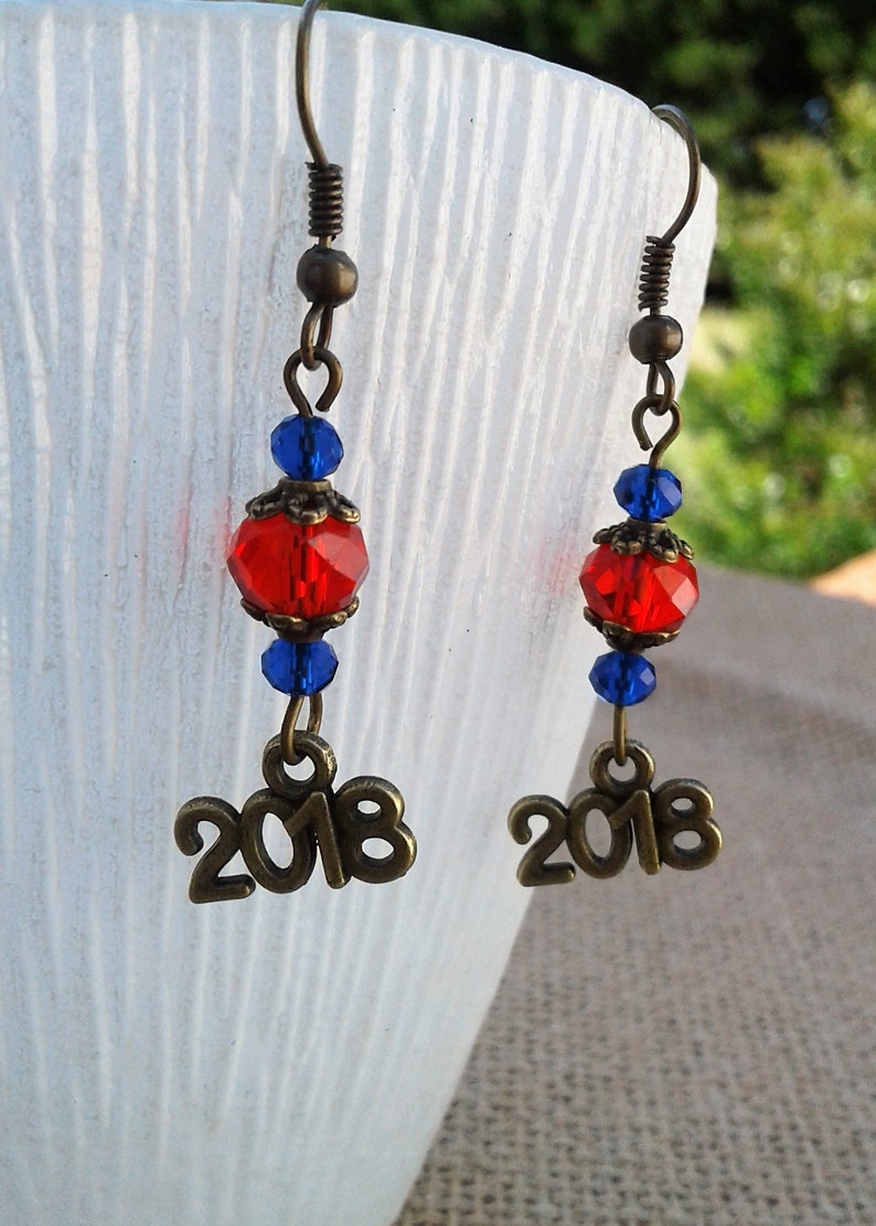 Graduation Earrings Class of 2019 Earrings Graduate Gift Graduation ...