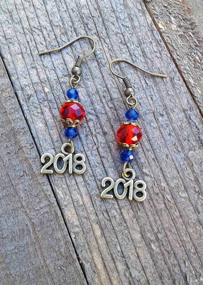Graduation Earrings Class of 2019 Earrings Graduate Gift - Etsy
