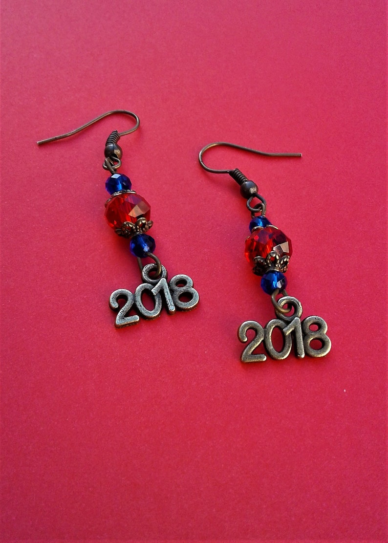 Graduation Earrings Class of 2019 Earrings Graduate Gift - Etsy