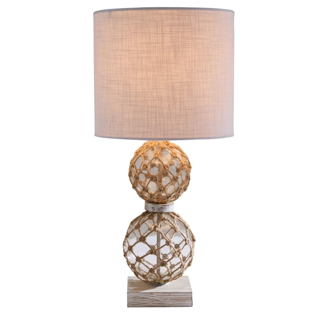 NWT Glass Float Lamp With Shade - Etsy