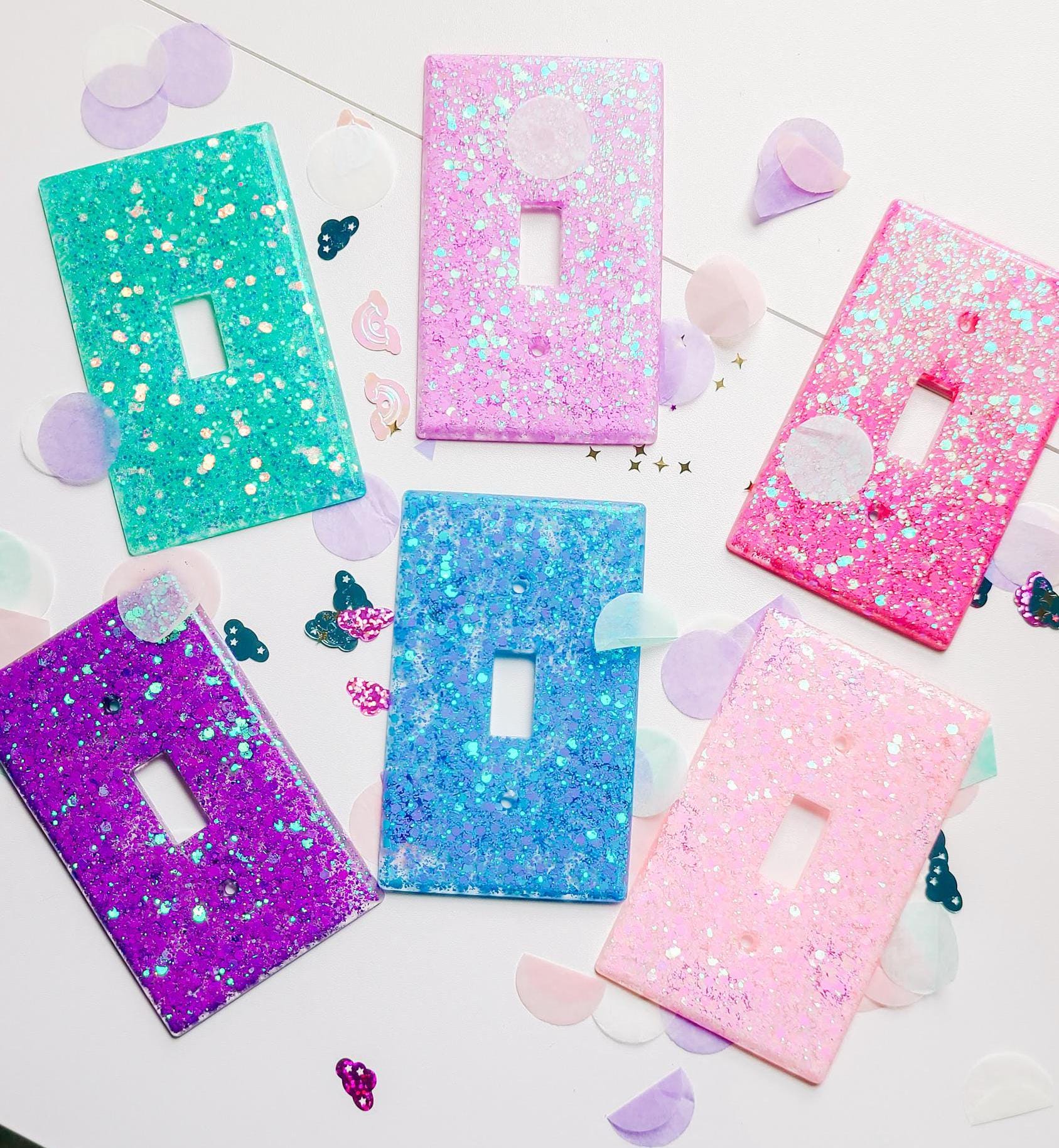 Diy Glitter Light Switch Covers Light Switch Plate Near Me