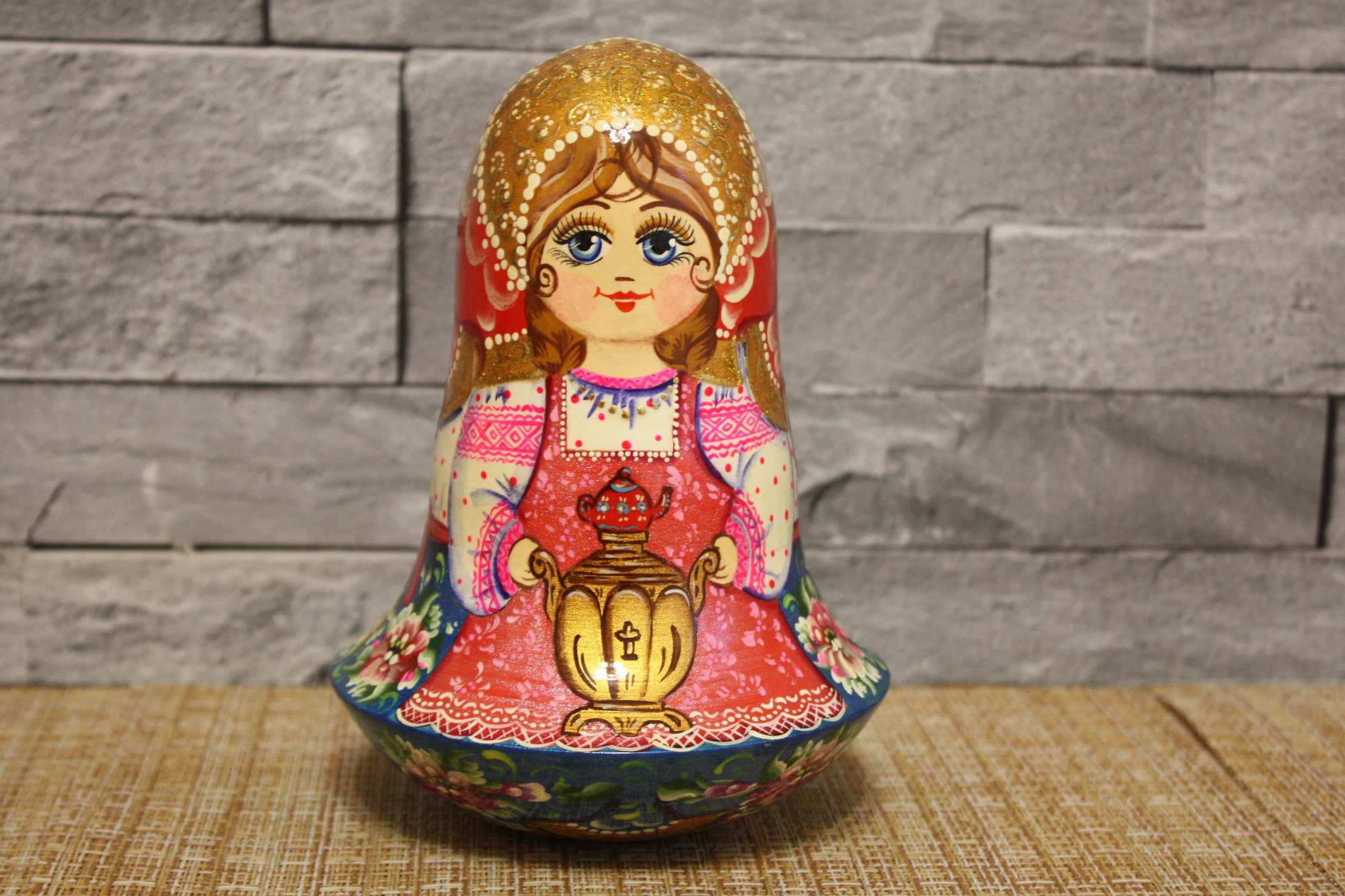 Dolls & Miniatures Art Dolls Russian Nesting Doll Handmade Musical Doll ...