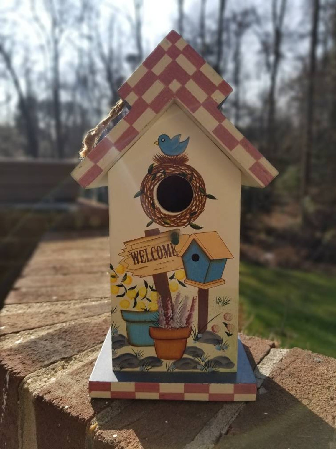 Garden Whimsical Birdhouse Indoor Collectible Art Gift - Etsy