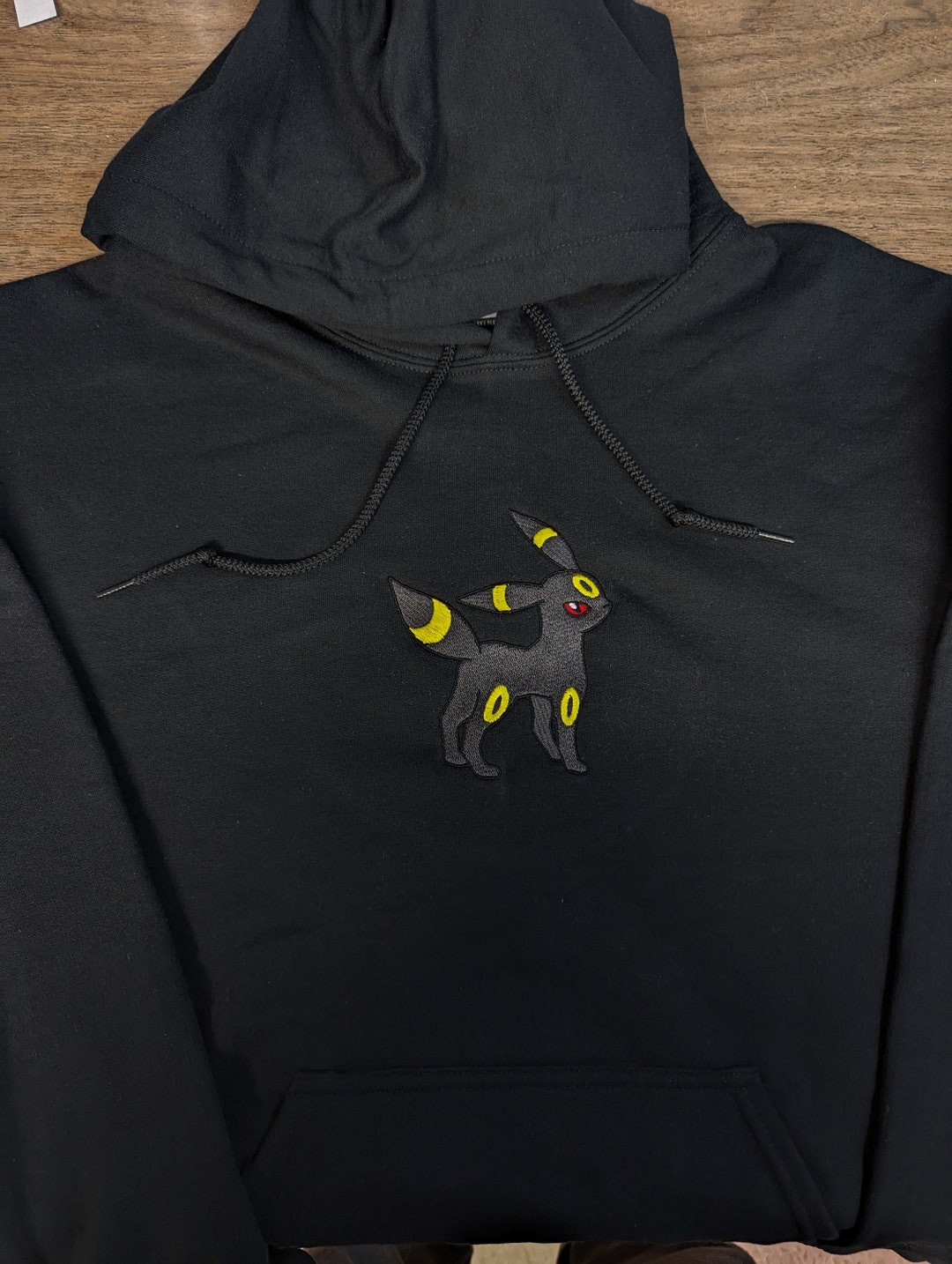 Pokemon Umbreon Embroidered Hoodie - Etsy