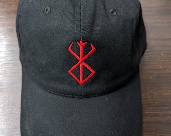 Berserk Hat - Brand of Sacrifice Embroidered Baseball Cap - Etsy