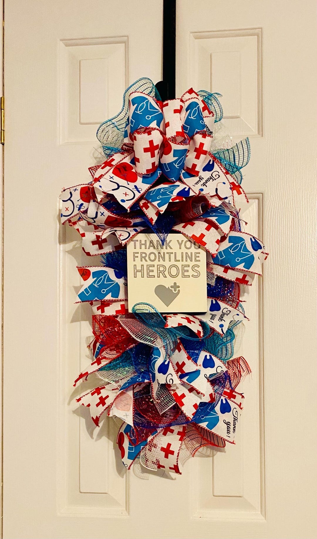 Hero Wreath Nurse Wreath First Responder Wreath Frontline Worker Wreath ...