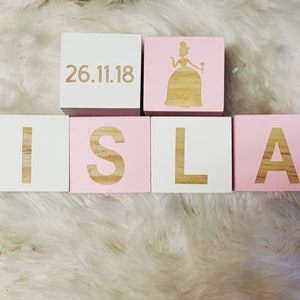 Wooden Blocks Personalised - Etsy