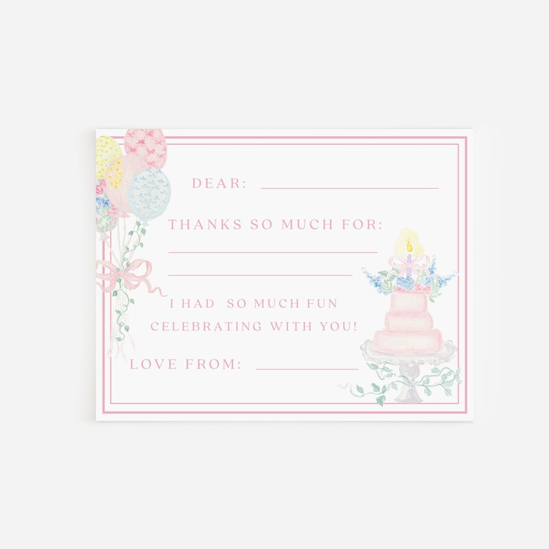 Kids Fill in Card - Etsy