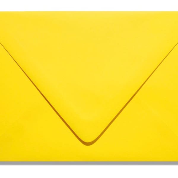 Yellow Invitation Envelopes - Etsy
