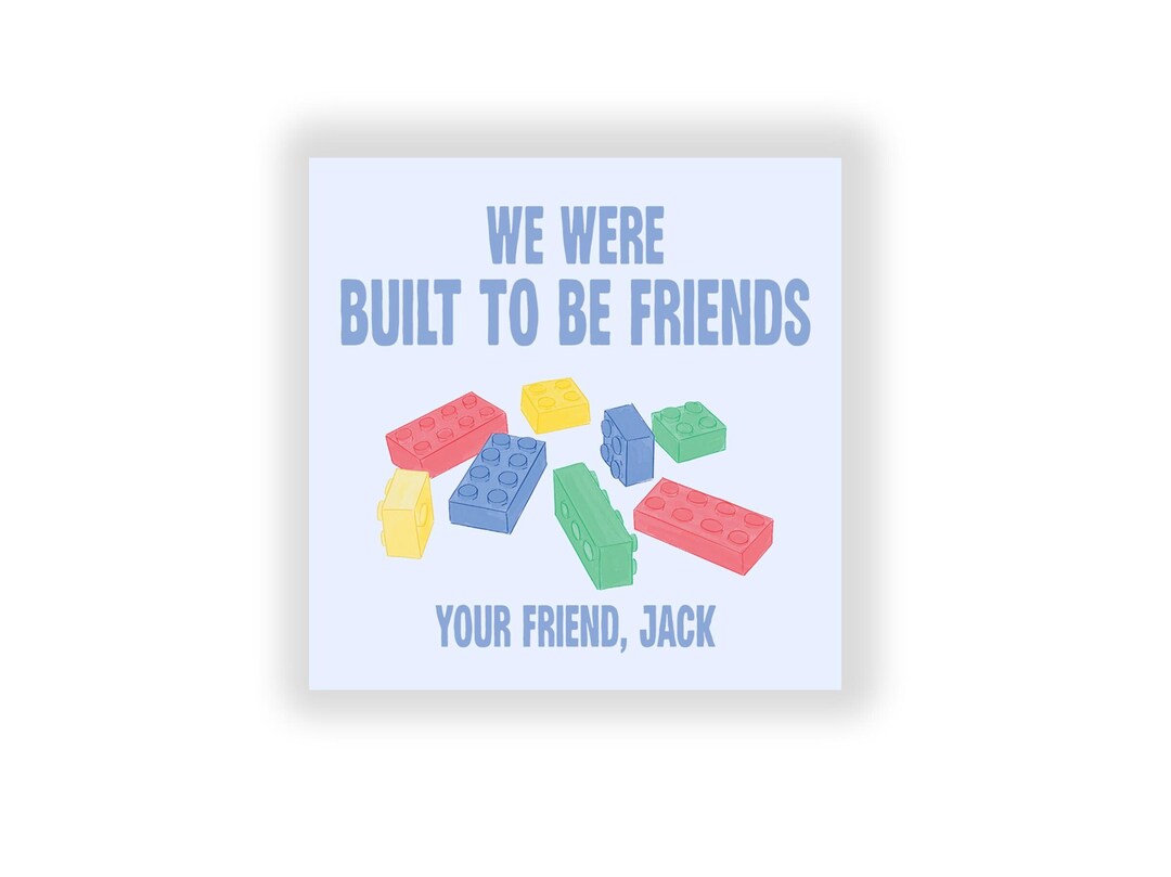 Lego Candy Valentine Cards for Kids, Theme Valentine Tags, Classroom ...