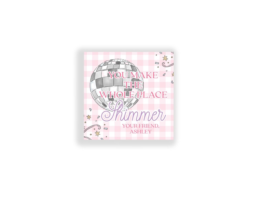 Disco Ball Valentine, Shimmer Card, Kids Classroom Exchange (digital or ...