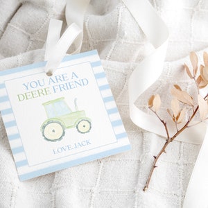 Editable Tractor Valentine's Day Cards Deere Friend Valentine's Day ...