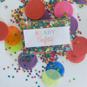 Personalized Ready Confetti, Night Before First Day of School, Ready ...