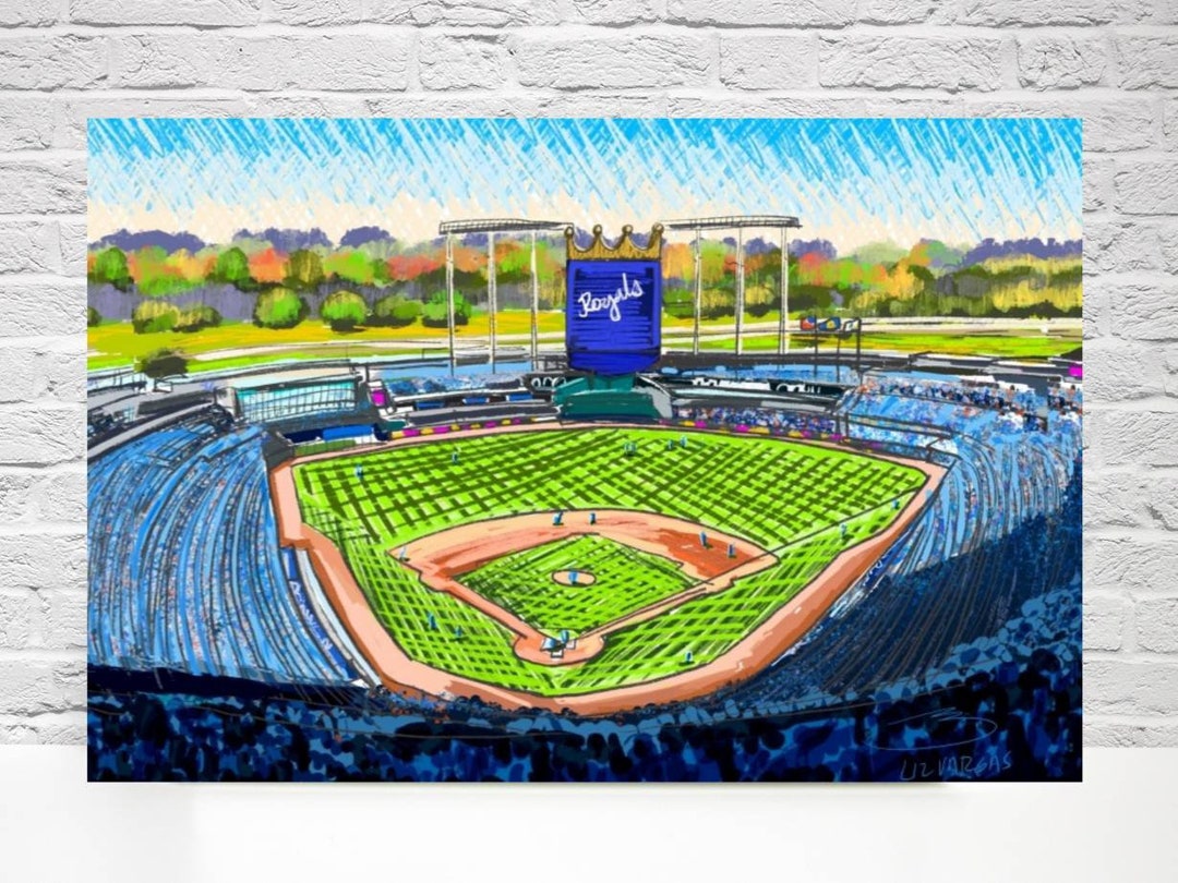 Royals Kansas City Royals Baseball Team. Kauffman Stadium. the "k". Art ...