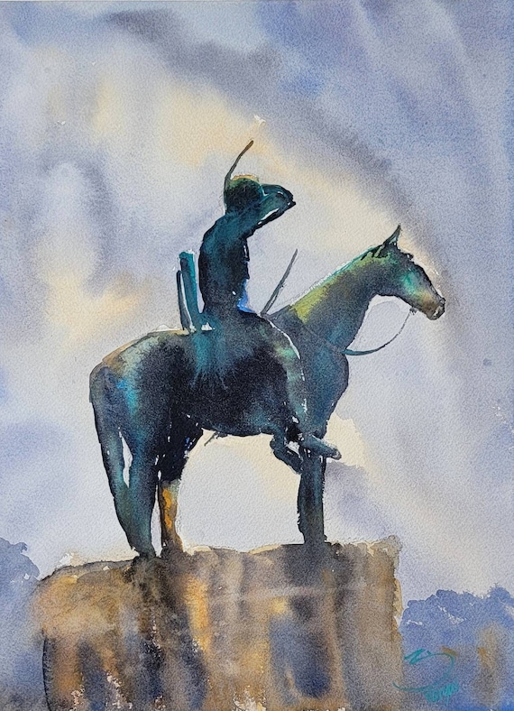 Kansas City the Scout Sculpture. Penn Valley Park. Original - Etsy