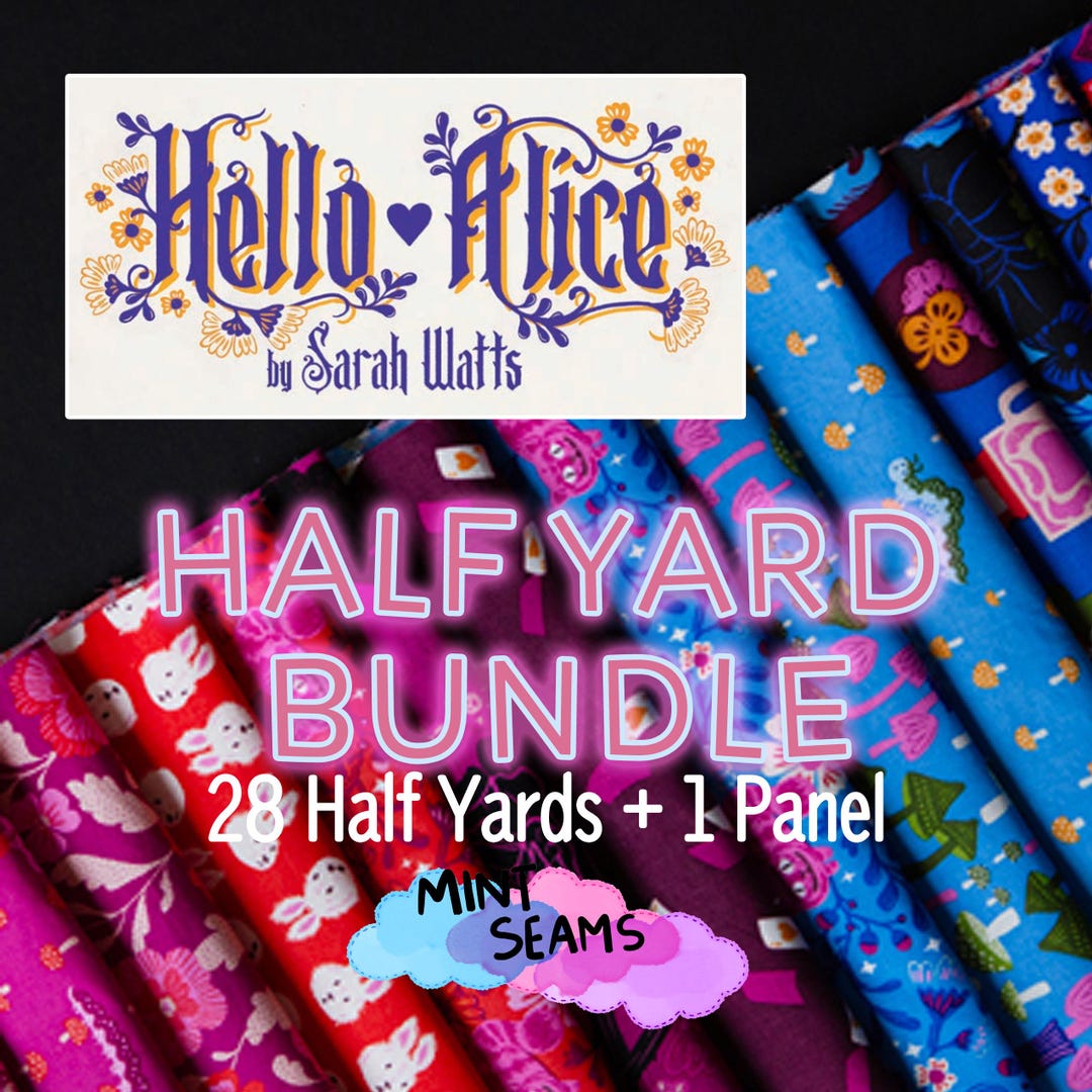 PRE-ORDER October 2025 || Half Yard Bundle - Hello Alice - Sarah Watts - Ruby Star Society - Etsy