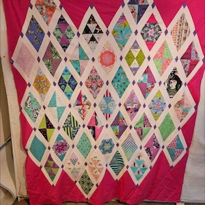 Modular Diamond Quilt - PDF Pattern - Etsy