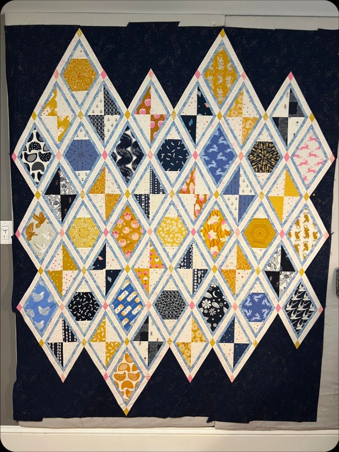 Modular Diamond Quilt - PDF Pattern - Etsy