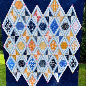 Modular Diamond Quilt - PDF Pattern - Etsy