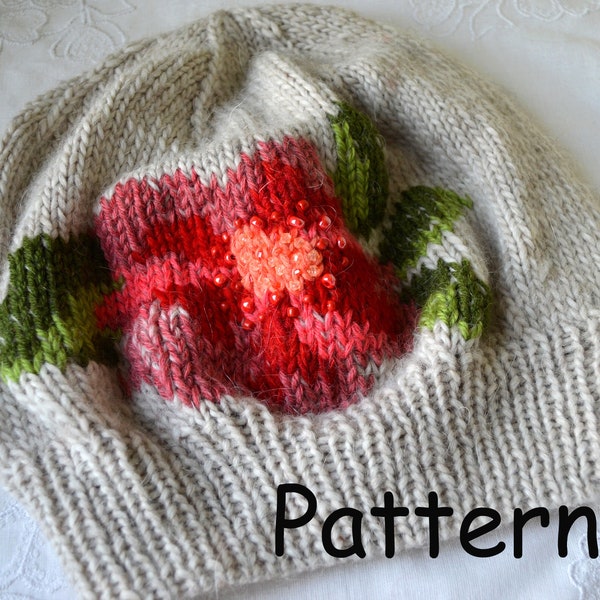 Crochet Flower Beanie Pattern - Etsy