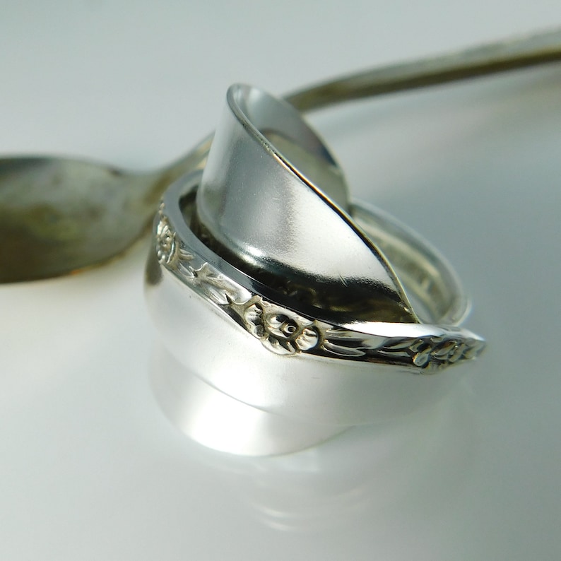 Spoon Ring Spoon Jewelry Silver Spoon Rings Rings Roses - Etsy