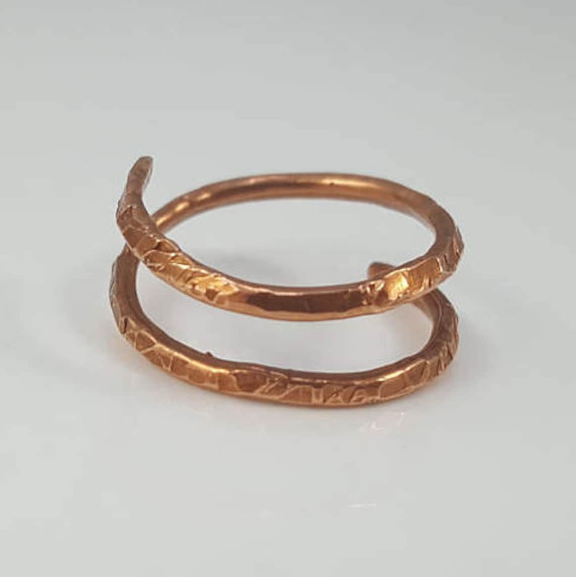 Copper Ring Jewelry Adjustable Ring Copper Jewelry Bohemian | Etsy