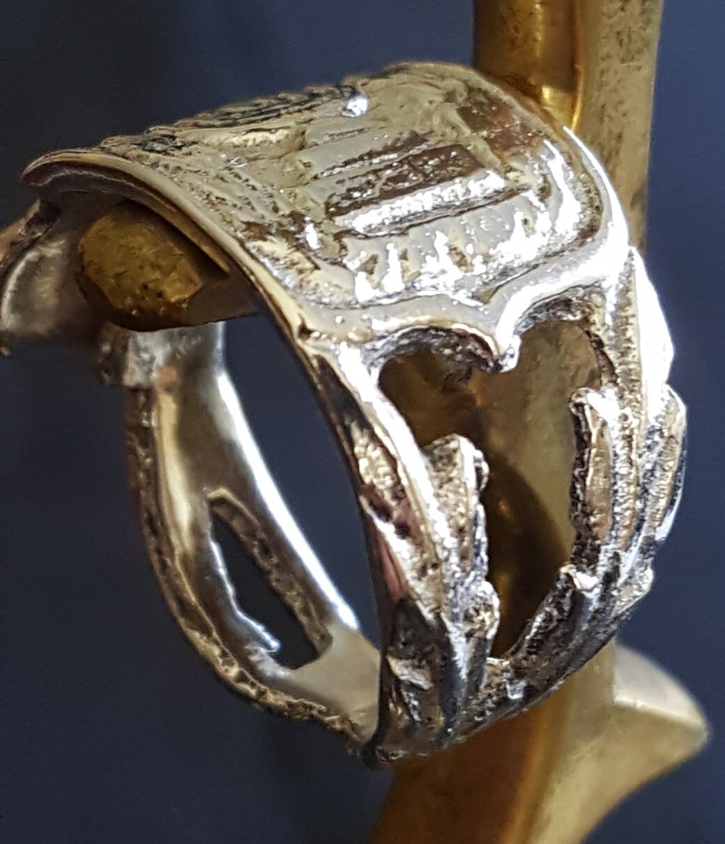 Menorah Ring Israel Ring Unique Spoon Ring Middle Eastern Ring - Etsy
