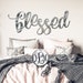 54 Blessed Sign Blessed Metal Sign Large Blessed Wall - Etsy