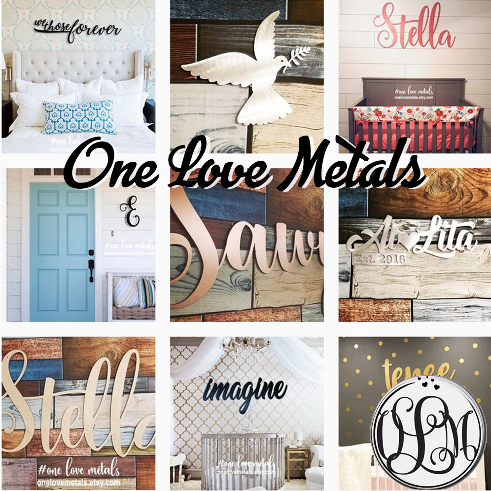 44 Metal Name Sign Gold Name Sign Baby Name Sign - Etsy