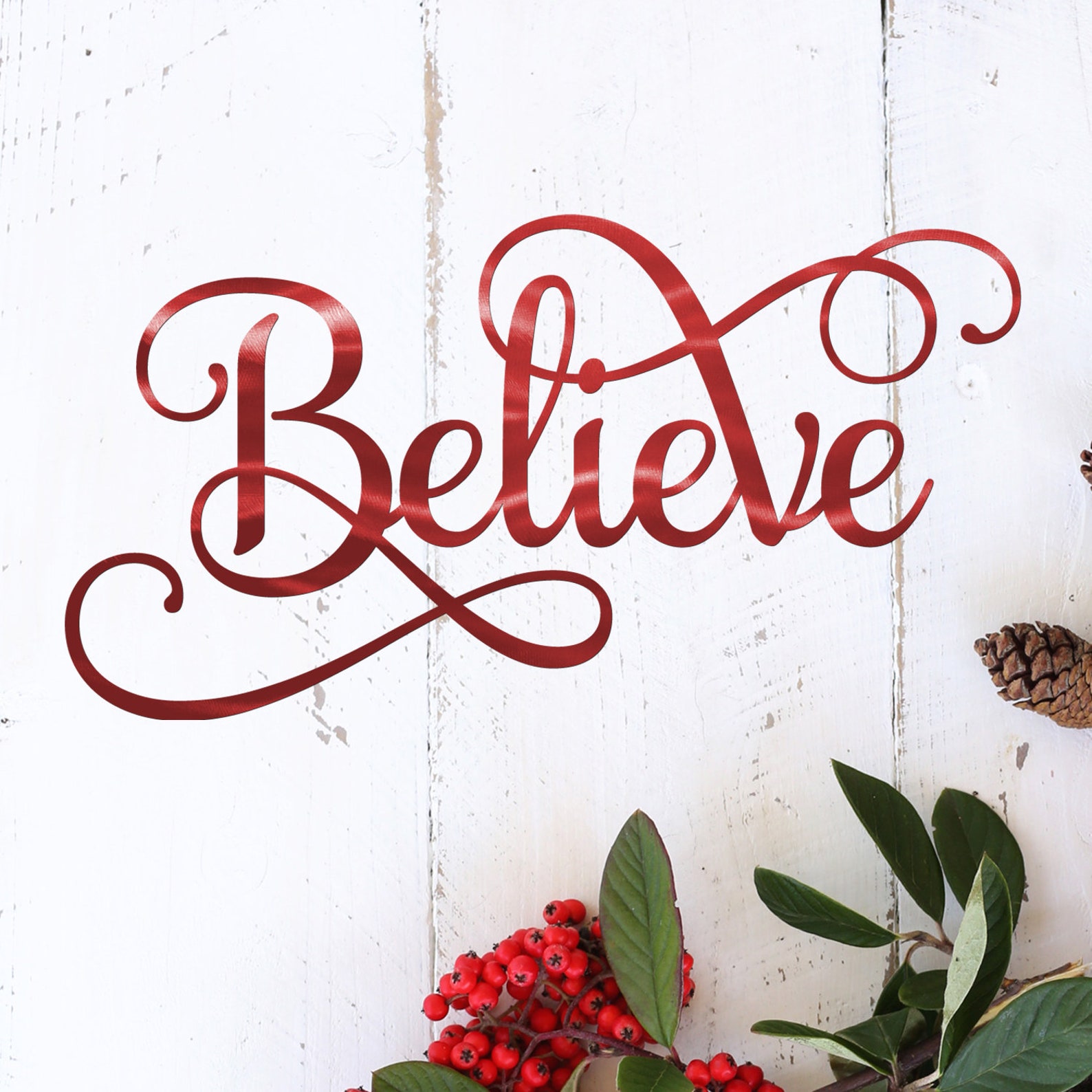 Believe Sign Believe Metal Sign Christmas Signs Believe - Etsy
