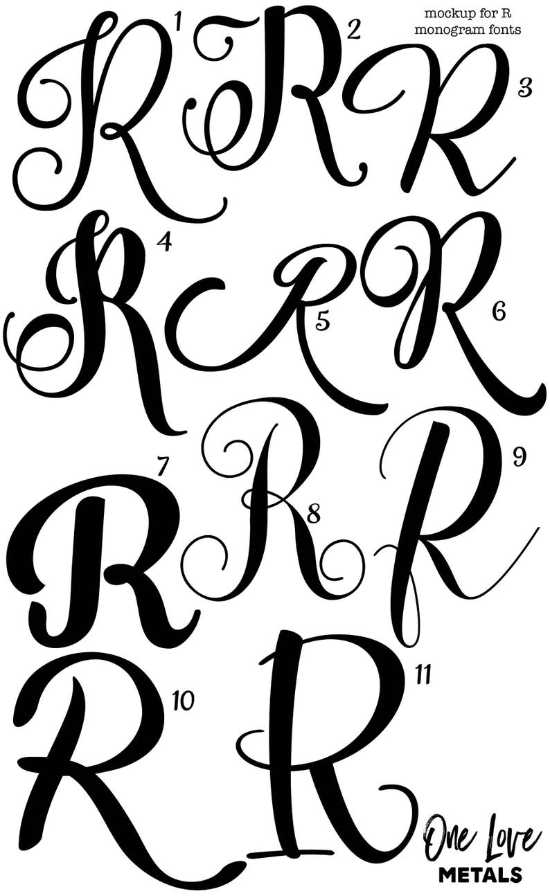 44 Single Letter Monogram in Metal Nursery Art Letters | Etsy