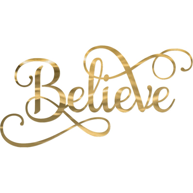 Believe Sign, Holiday Sign, Christmas Wall Art, Christmas Decoration ...