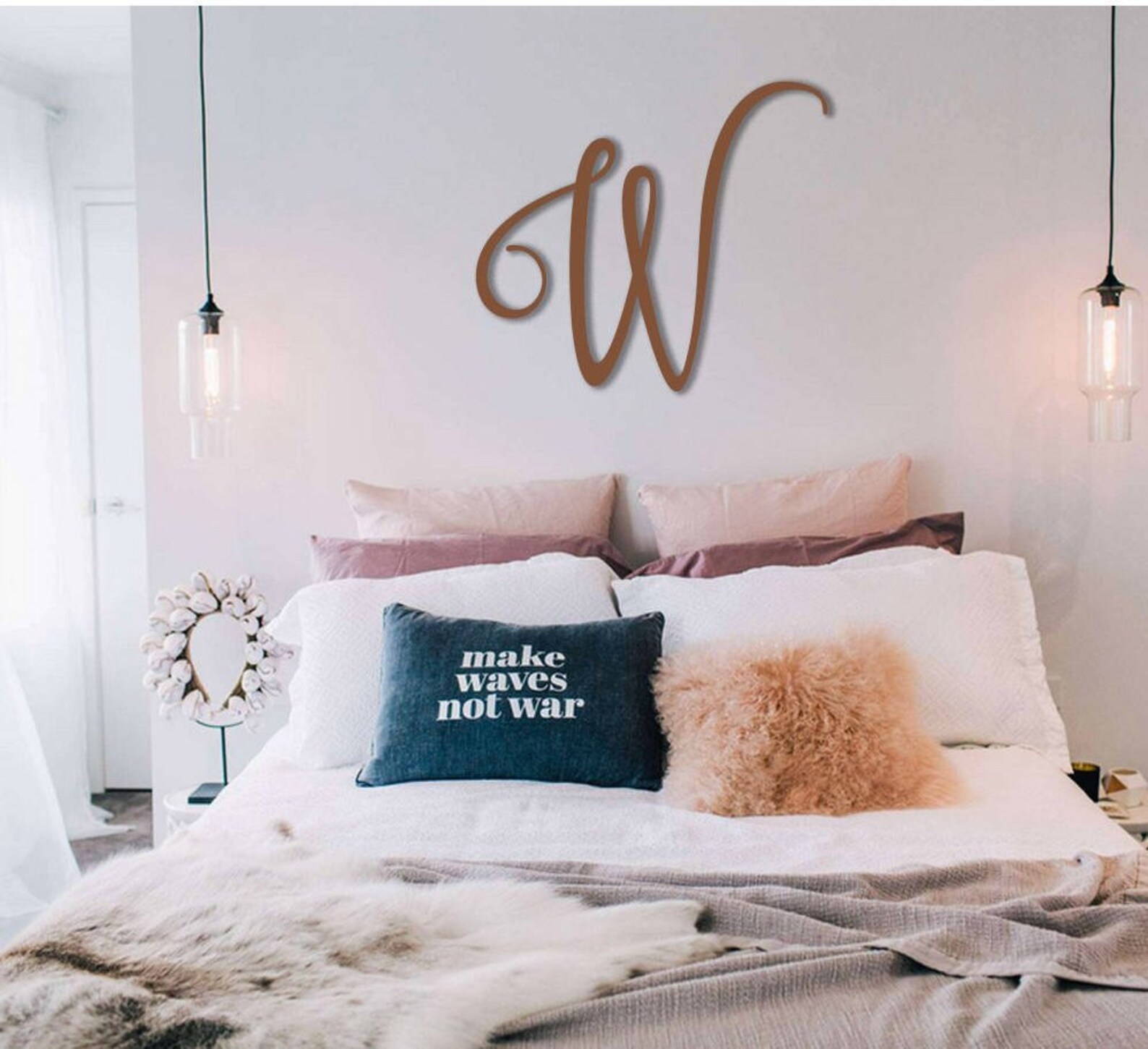 24 Metal Letters Large Letters Wall Decor Initials - Etsy