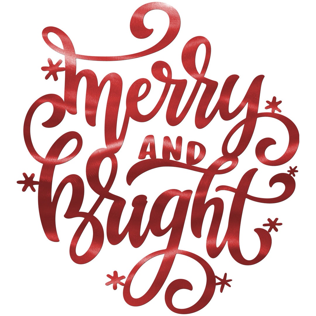 20" Christmas Signs, Christmas Decorations, Merry and Bright, Holiday ...