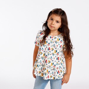 Mini Waterfall Raglan PDF Sewing Pattern - Etsy