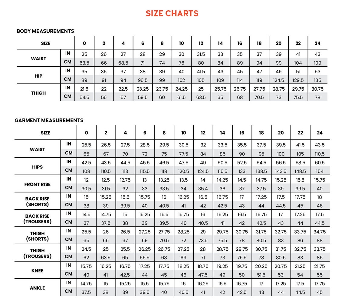 Crew Trousers & Shorts PDF Sewing Pattern | Etsy