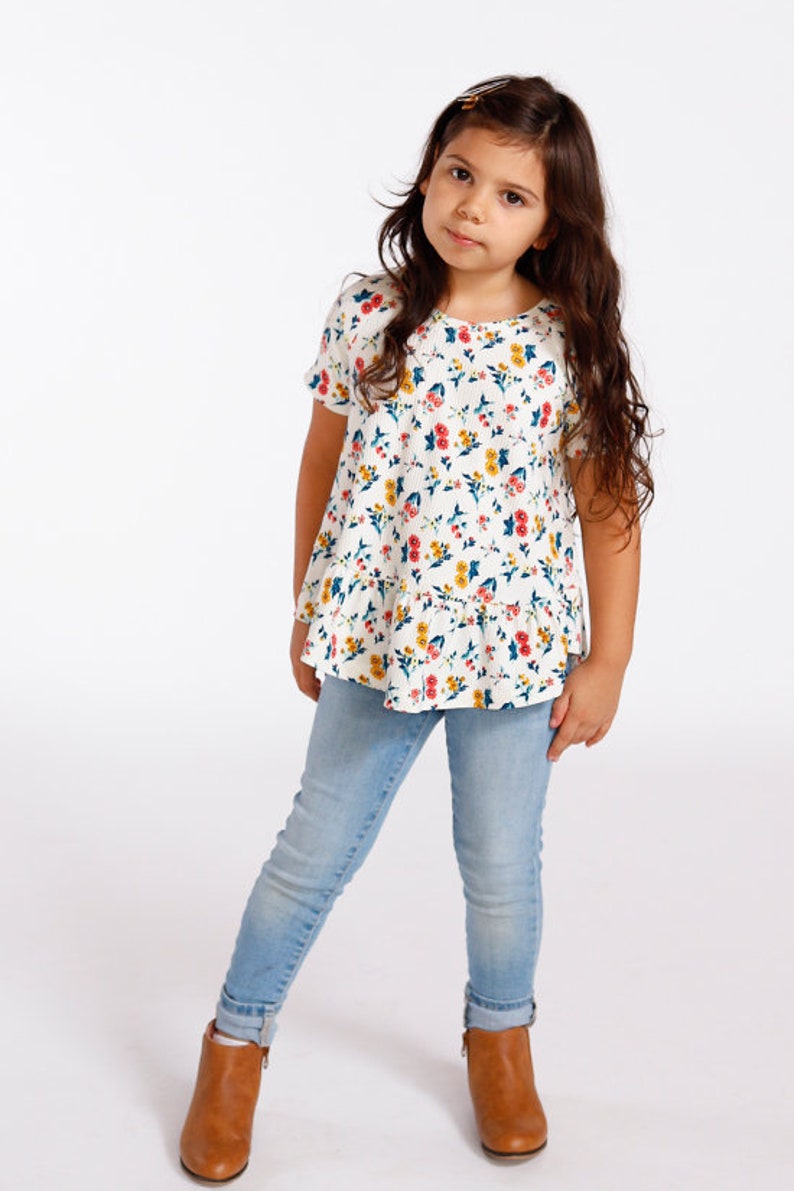 Mini Waterfall Raglan PDF Sewing Pattern - Etsy