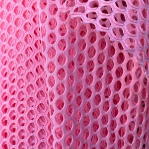 New Pink Fishnet Stretch Fabric Sold by the Yard( See Trough Fishnets ...