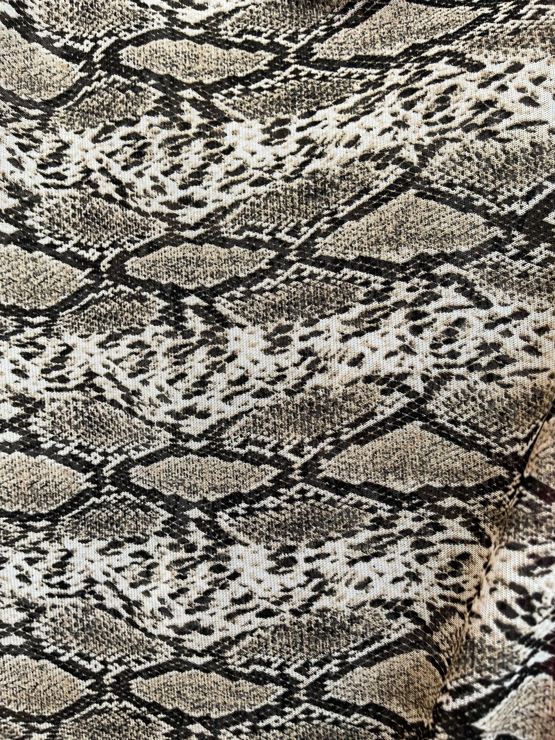 Snake Print MESH Fabric Natural Colors Snake Mesh Fabric Sold - Etsy