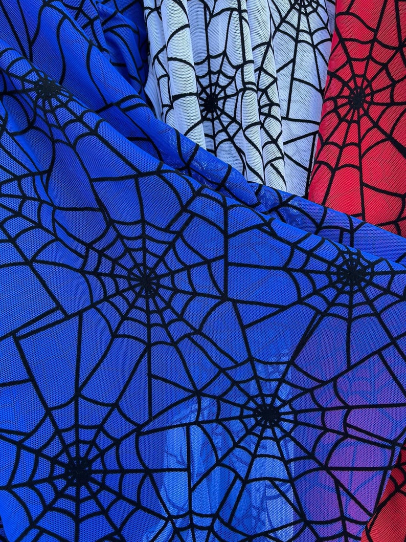 Power Mesh Lining Black Spider Web Mesh Fabric Sold by the - Etsy
