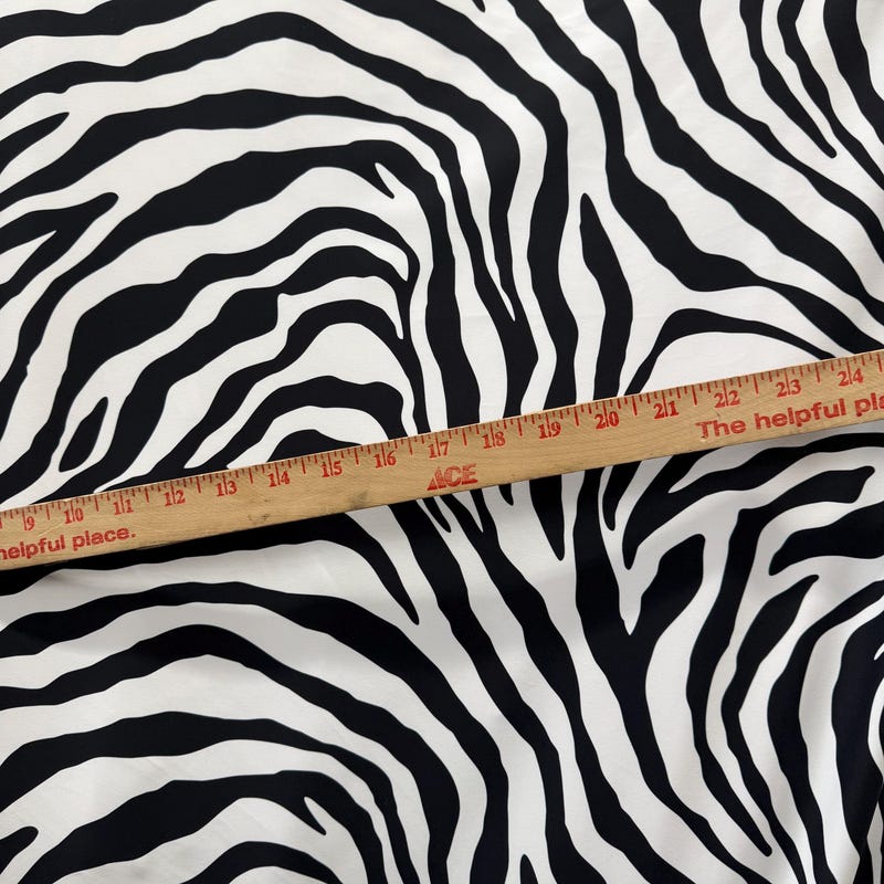 Zebra Print Fabric - Etsy