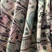 Multi Dollar Money Print Fabric Four Way Stretch Spandex - Etsy